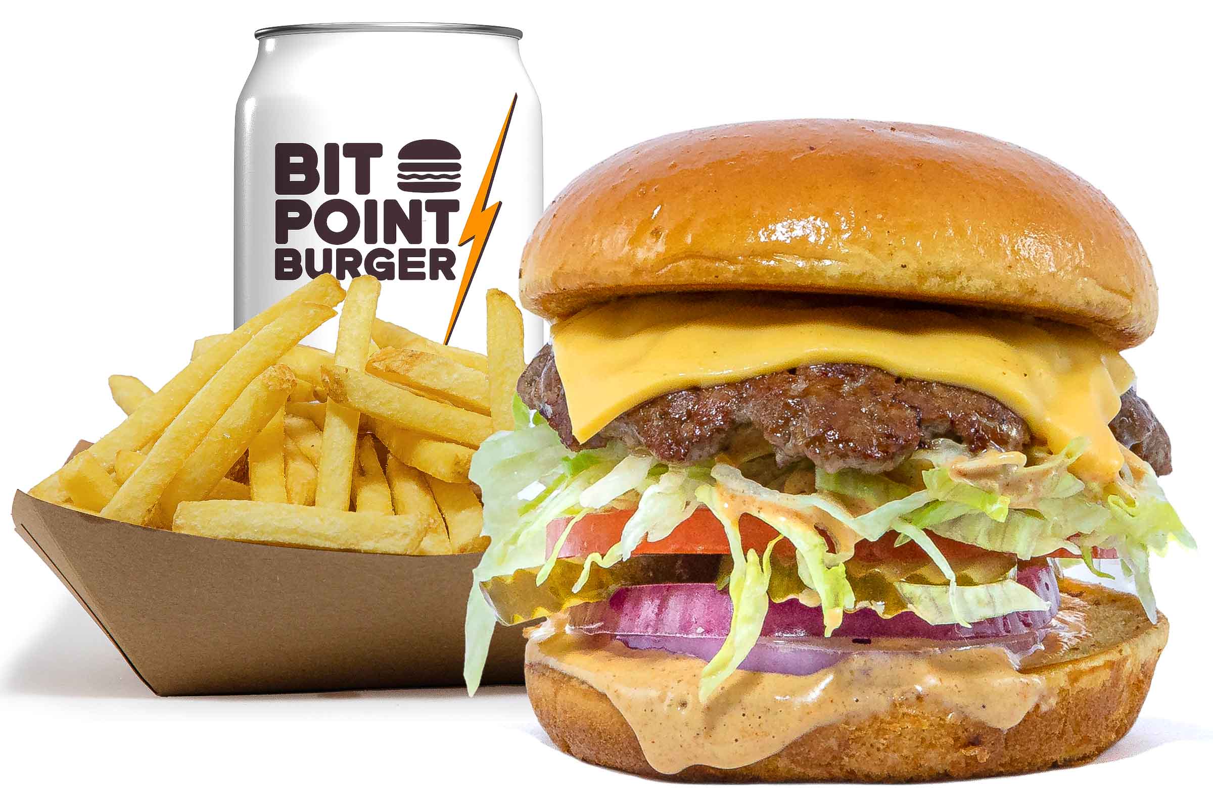 COMBO #2: CHEESEBURGER - Bit Point Burger